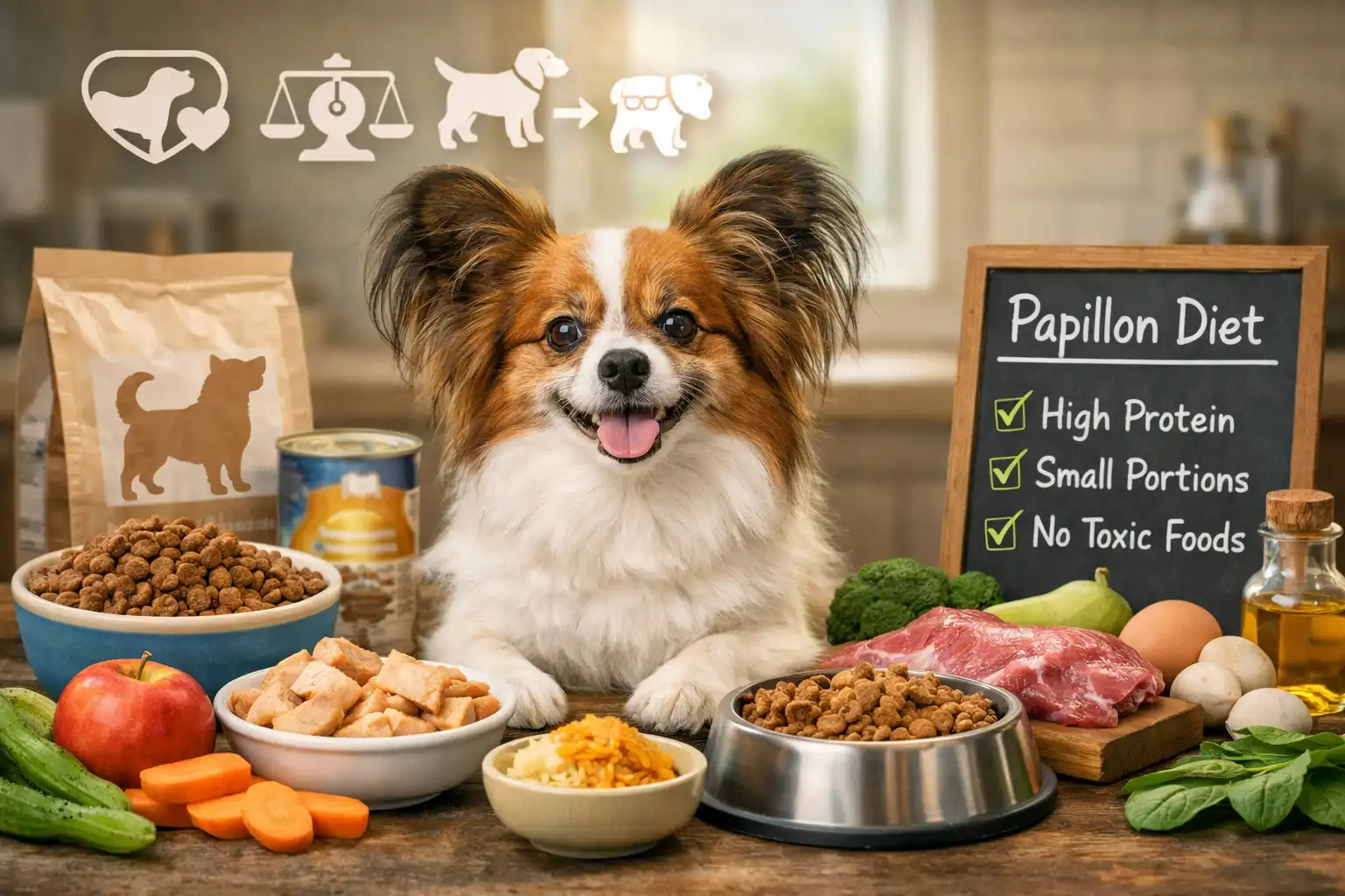 Papillon Dog Food Guide: Best Diet, Feeding Amount, and Nutrition Tips ...