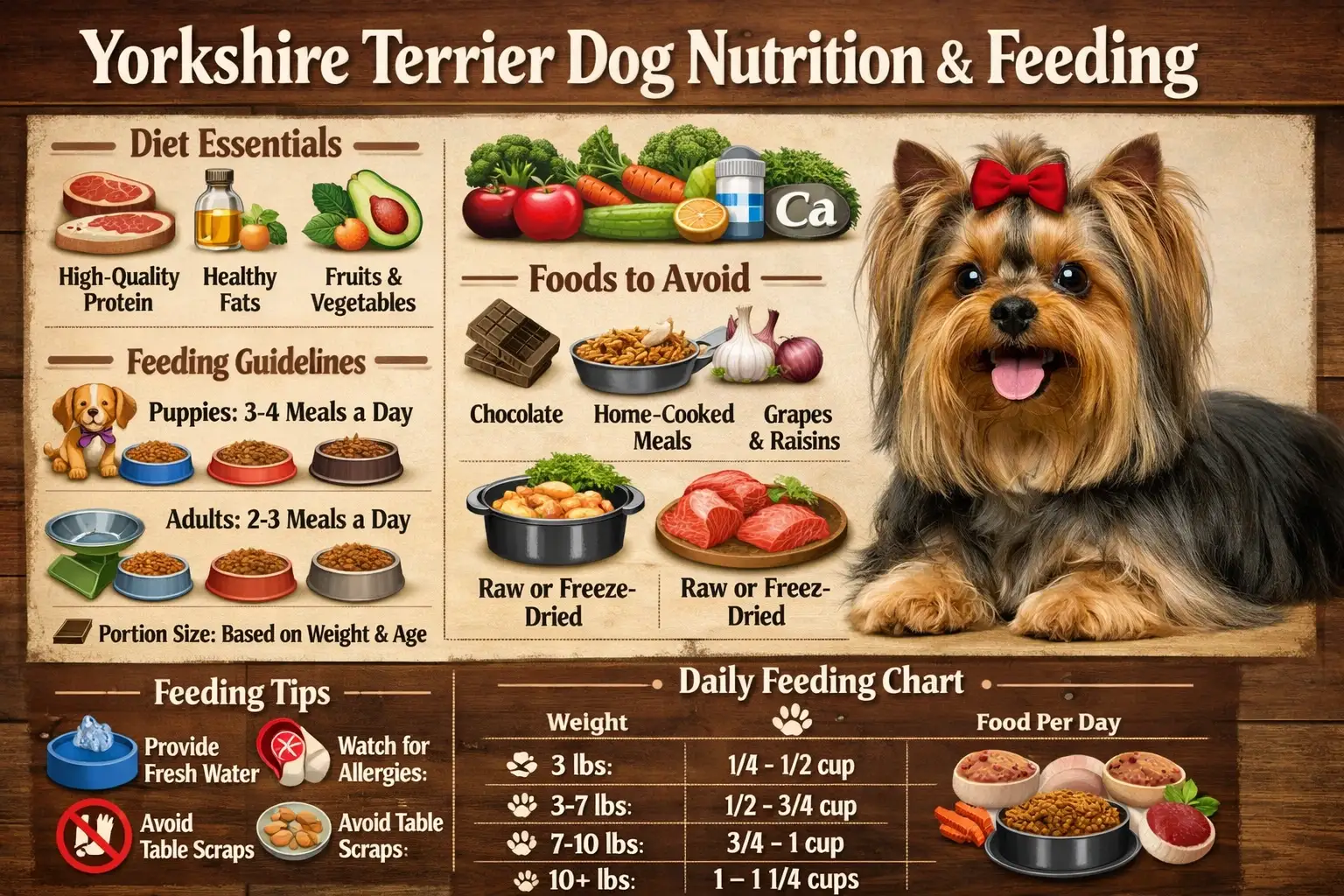 Yorkshire Terrier Dog Nutrition & Feeding Guide 2026